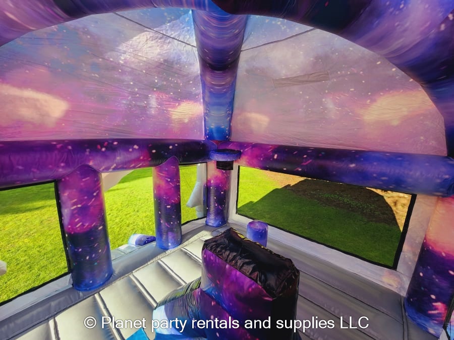 Galaxy Bounce House With Slide 3D - Bounce houses and party supplies in ...