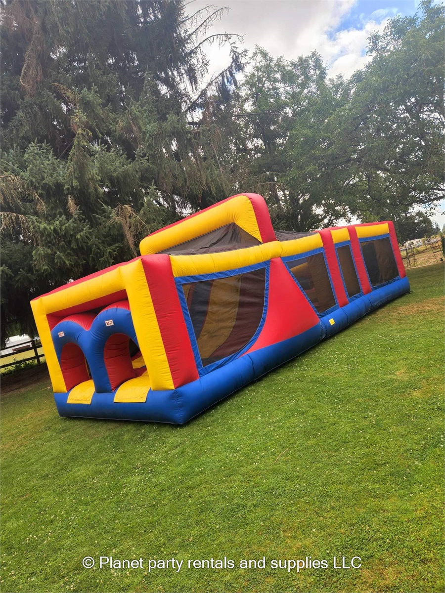 Multicolor Fun Obstacle Course - Bounce houses and party supplies in ...