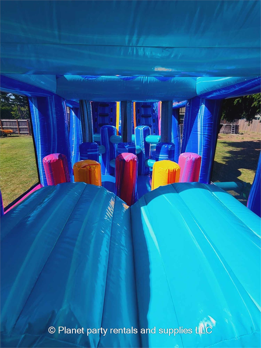 Mega Pool Party Obstacle Course - Bounce houses and party supplies in ...
