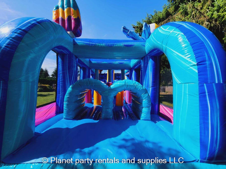 Mega Pool Party Obstacle Course - Bounce houses and party supplies in ...