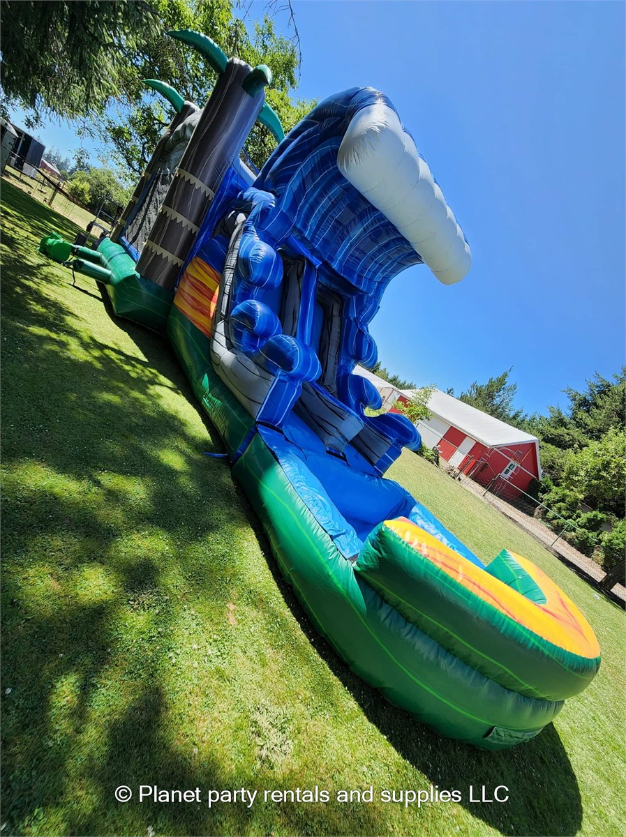 XL-Tsunami Bounce House Water Slide Combo - Bounce houses and party ...